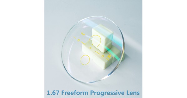 1.67 MR-7 Freefrom RX Mutilfocal Progressive HMC Lens